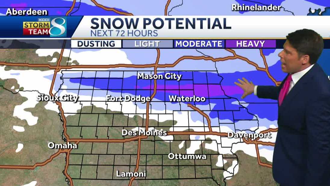 Iowa forecast: Rain and snow chances return for the weekend
