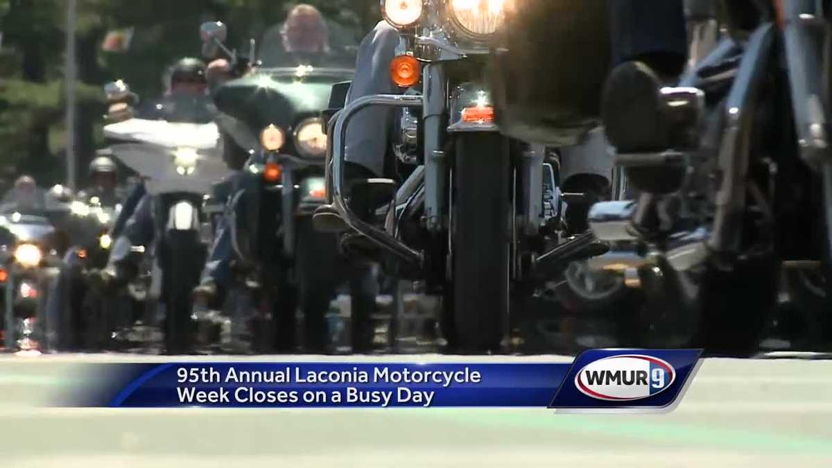 95th annual Laconia Bike Week closes on busy day