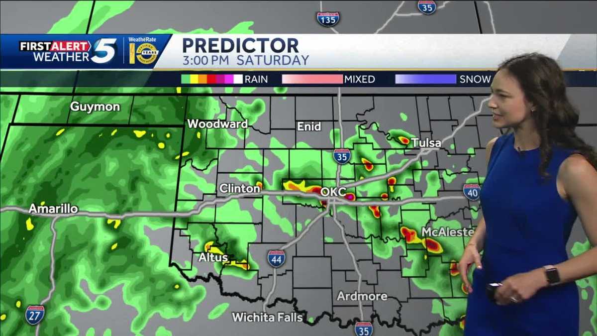 FORECAST: Rainy Morning then Storms Later