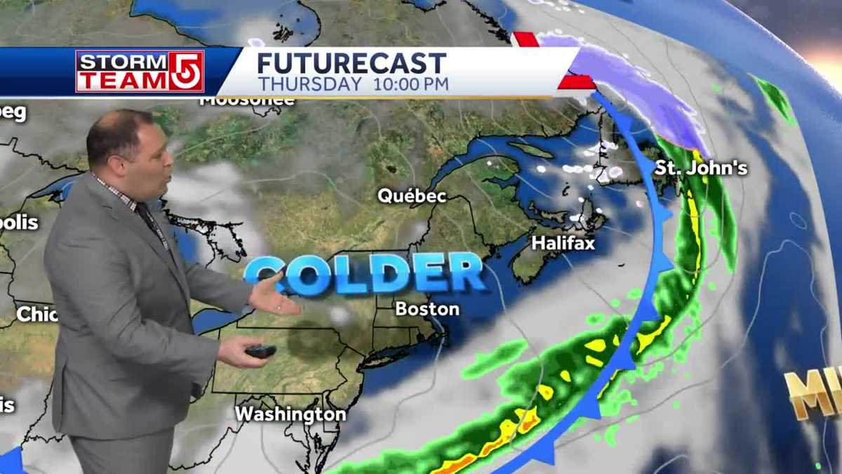 Video: Mostly cloudy afternoon as Friday night storm approaches