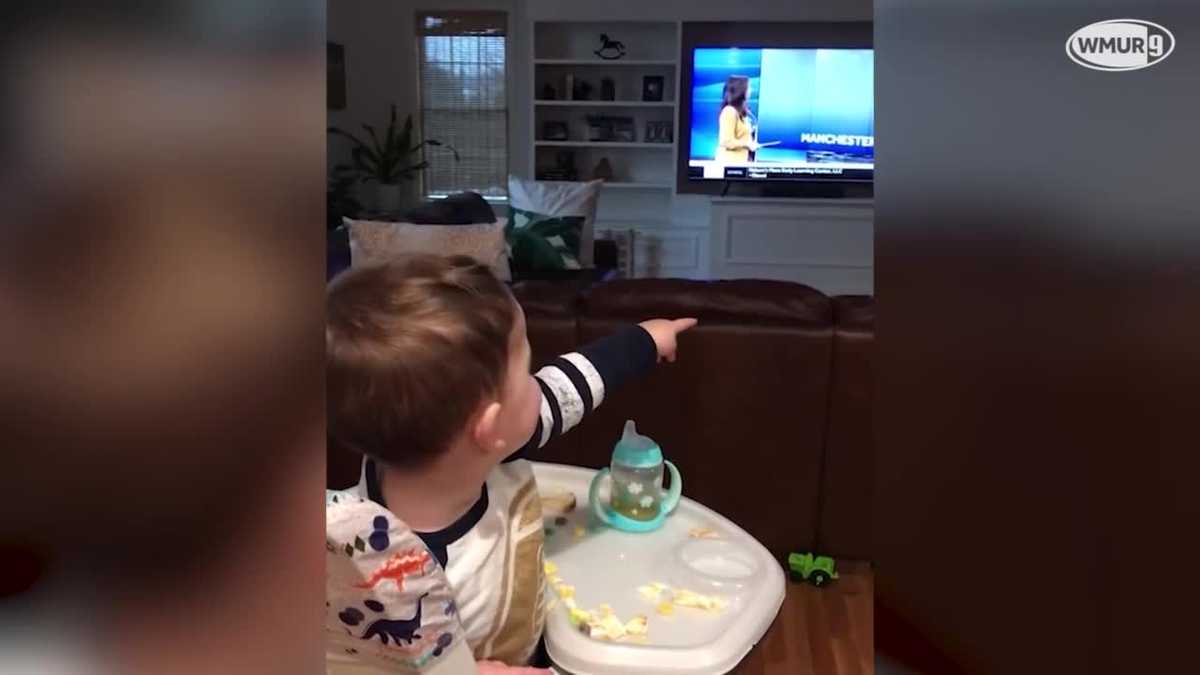 Katherine Underwood's son excited to see her cover NH snowstorm Katherine Underwood's son excited to see her cover NH snowstorm