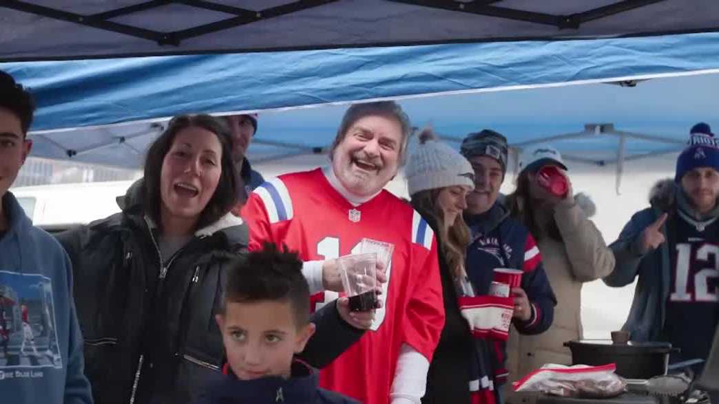 Patriots tailgaters continue traditions at Gillette Stadium
