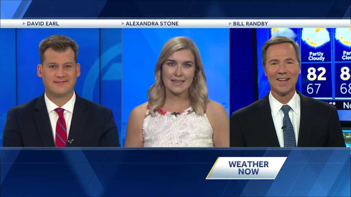 A few sprinkles this evening