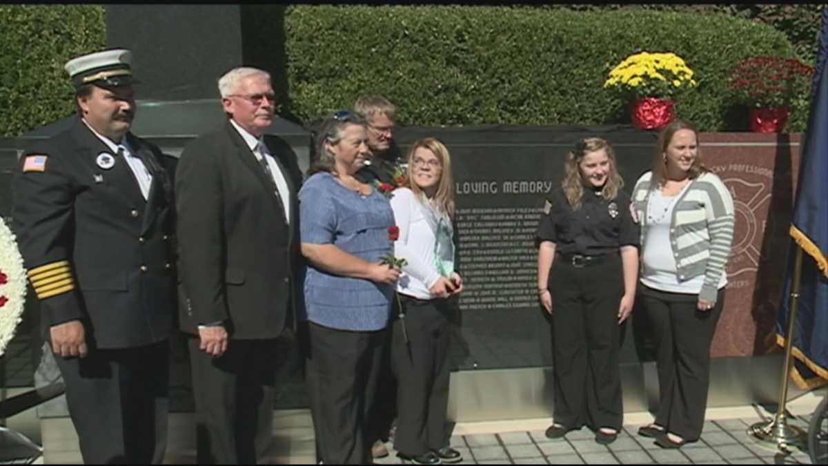 Jonathan French honored in Fallen Firefighter Memorial Service