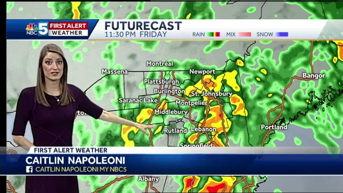 Video: Steady rain starts Friday 4/25/19