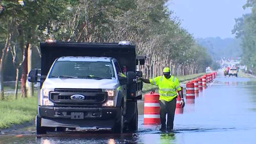 Georgia highway partially closed due to Ogeechee River flooding