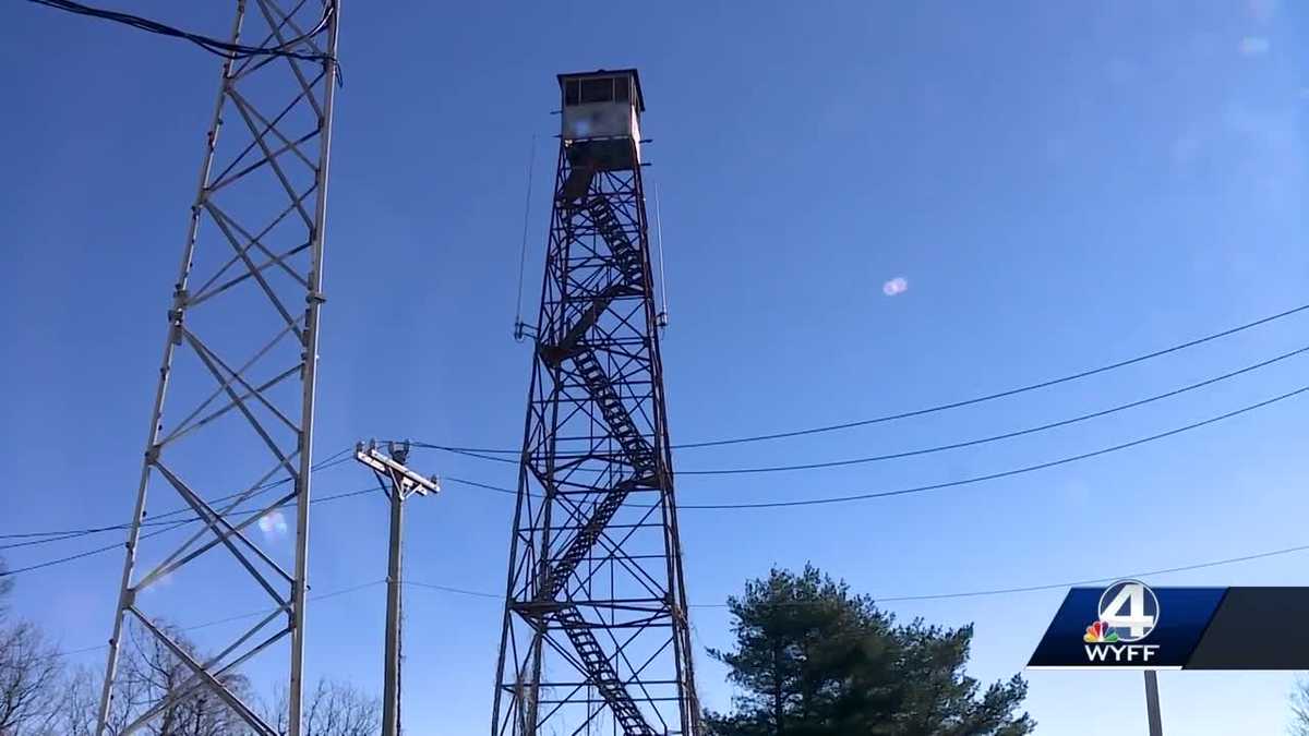 Old fire tower on Paris Mountain up for auction