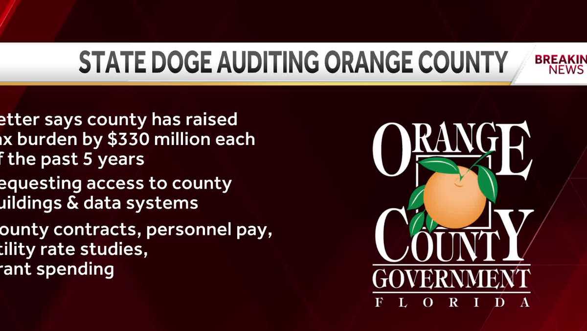 Florida's Orange County to undergo DOGE audit