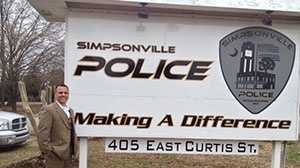 Simpsonville police chief suspended