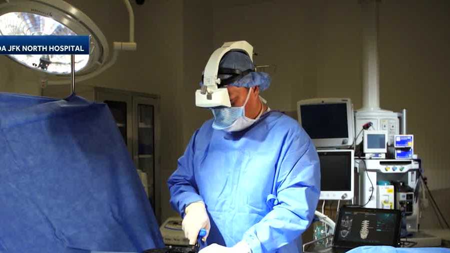 HCA Florida JFK North groundbreaking advancement spine surgery