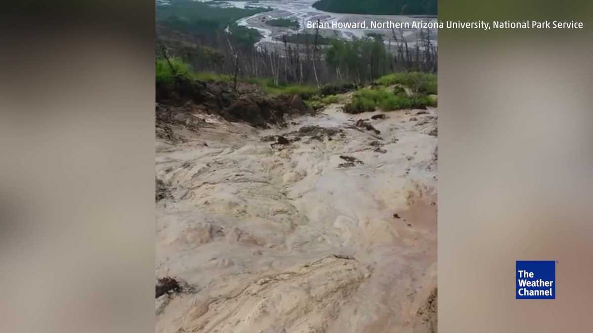 Alaska Slope Slides As Permafrost Melts