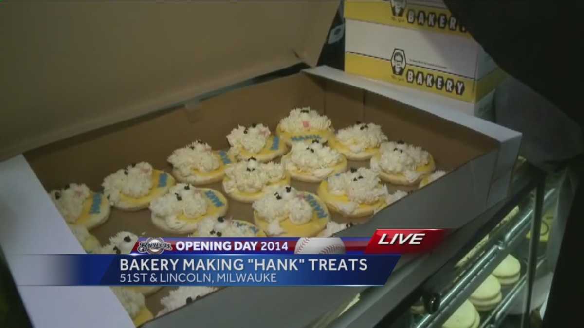 Get your Hank cookies at Grebe's Bakery
