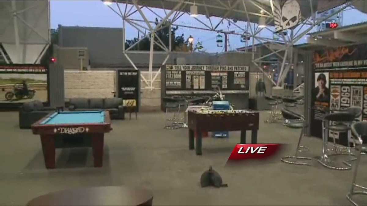 A peek inside the HOG members lounge