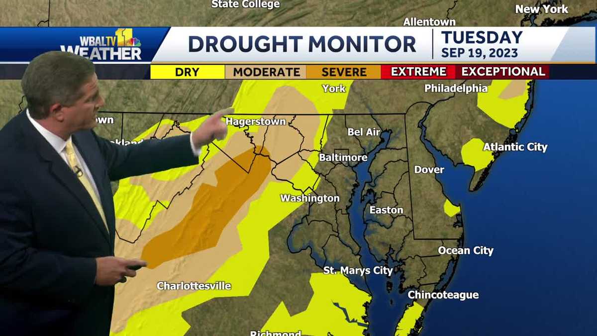 Weather Talk: Parts of Maryland still under drought