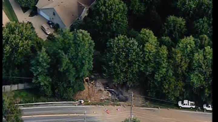 Raw aerials: Oldham County gas pipeline explosion