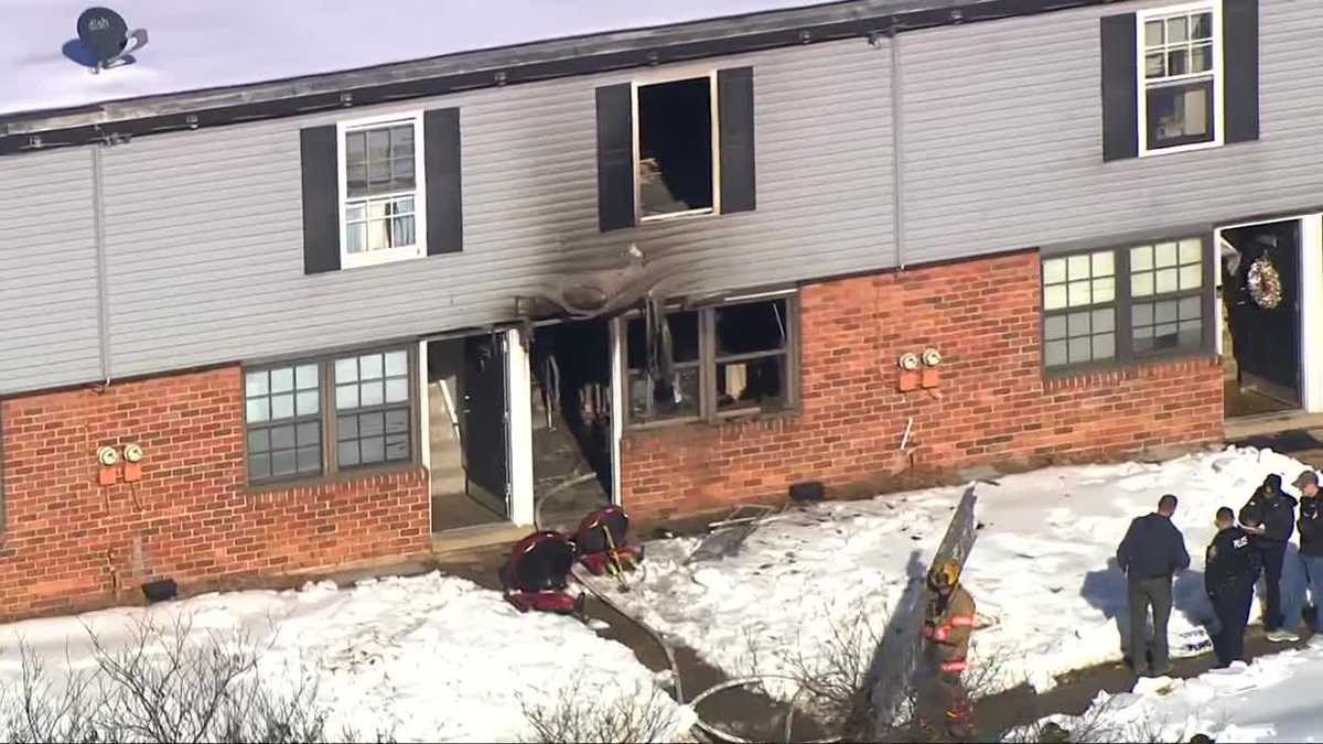 SKY 11: Firefighters called to Lansdowne townhouse fire