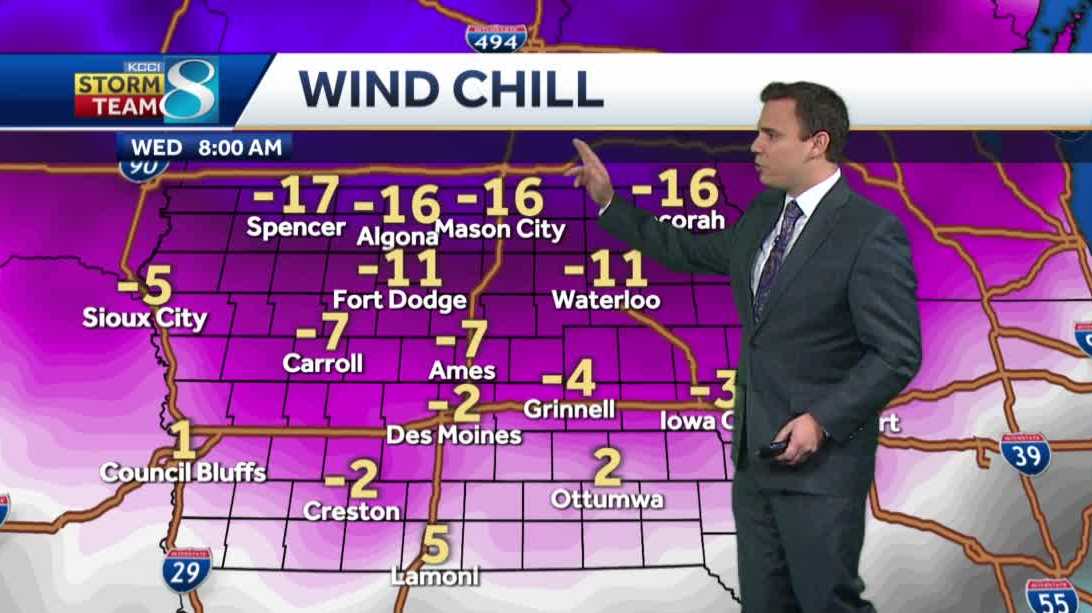 KCCI forecast: Cold snap tonight