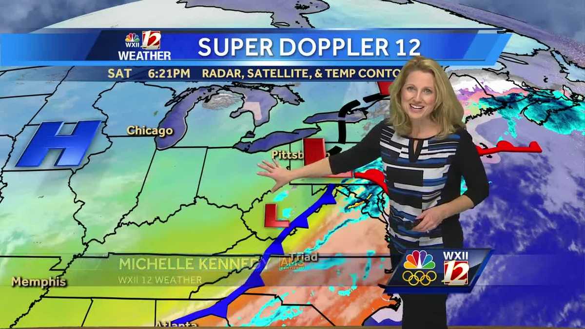 WATCH Michelle's Forecast: Colder Sunday, Holiday Clearing, and Wintry ...