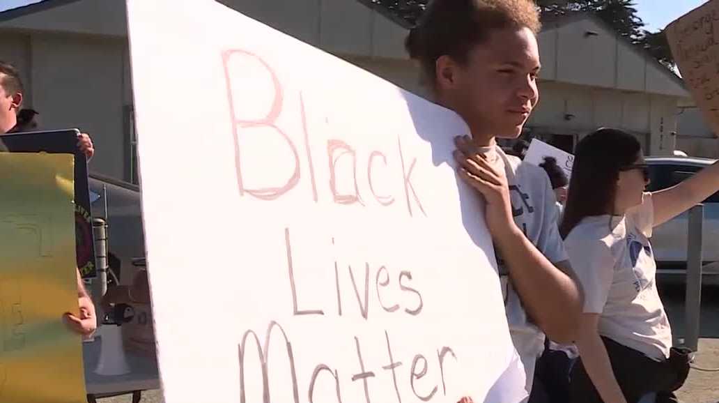 Protest held for man shot and killed by Marina police