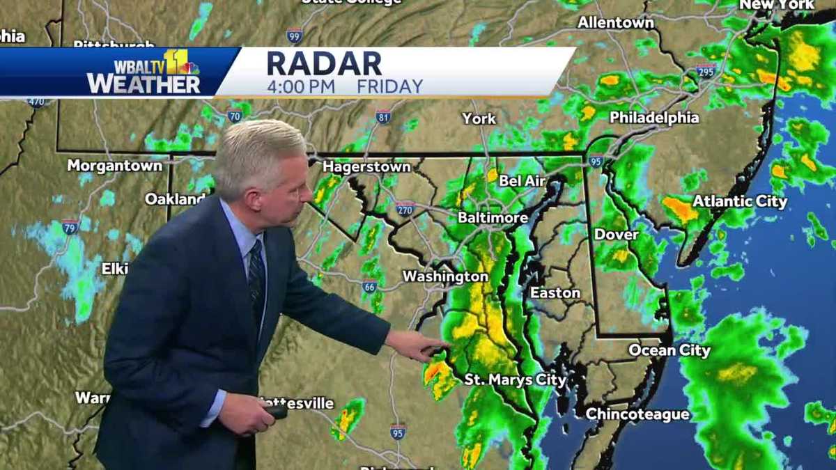 Cooler temperatures to come after rain moves out