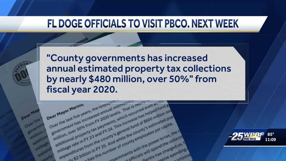 Florida's DOGE team plans visit to Palm Beach County