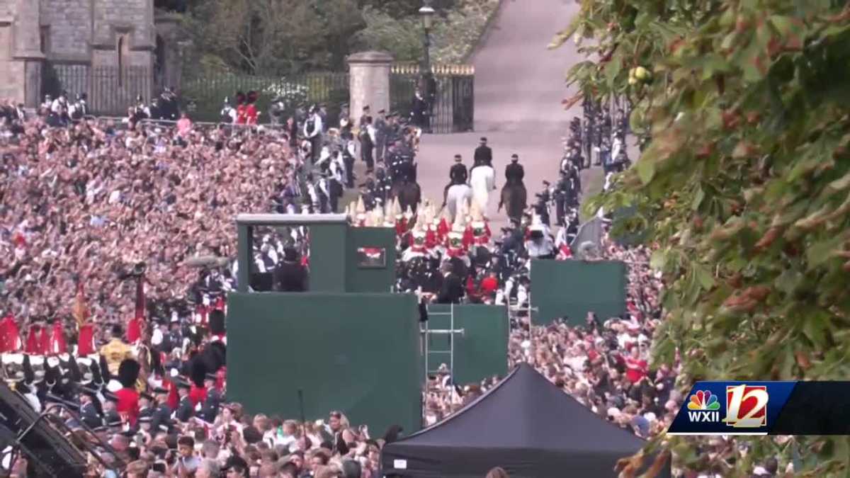 Those with ties to Piedmont Triad witness Queen Elizabeth's procession