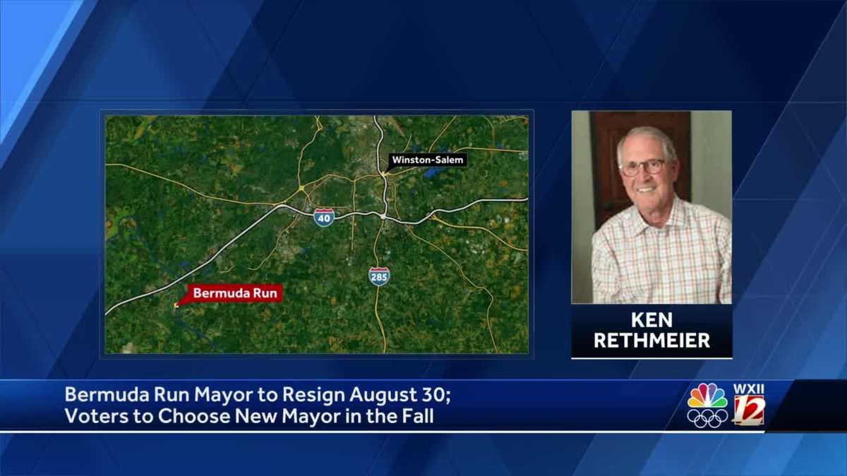 Bermuda Run mayor Ken Rethmeier announces resignation, effective Aug. 30