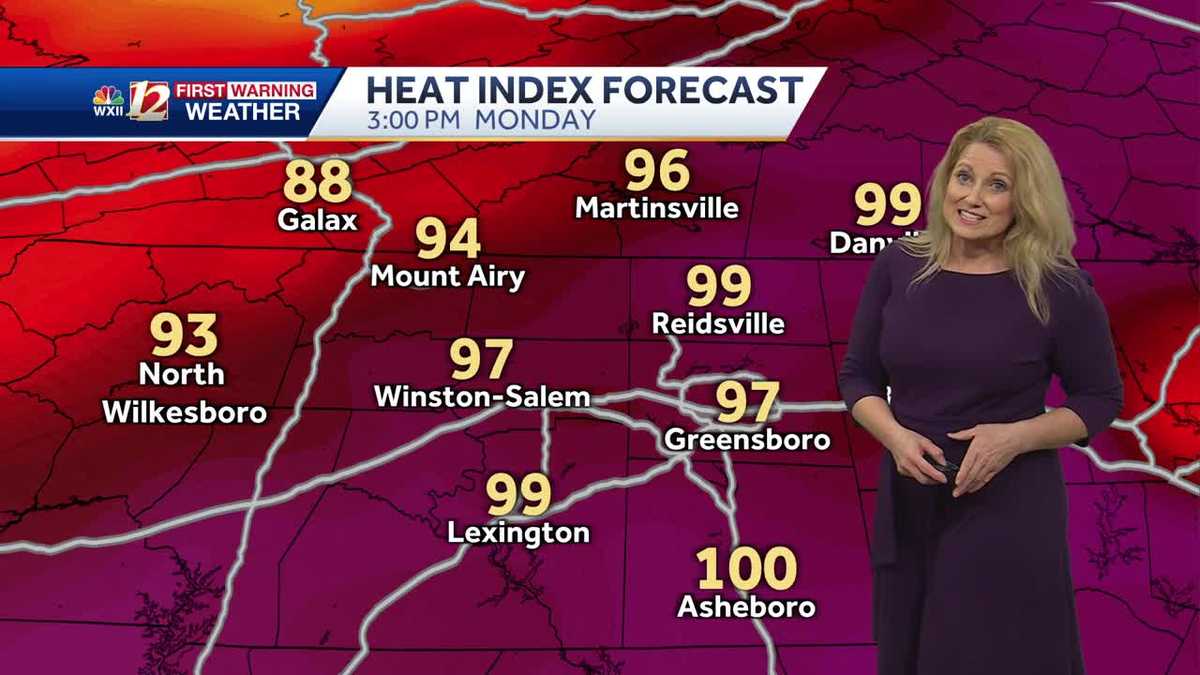 Isolated storms again Sunday in North Carolina and heavy rain