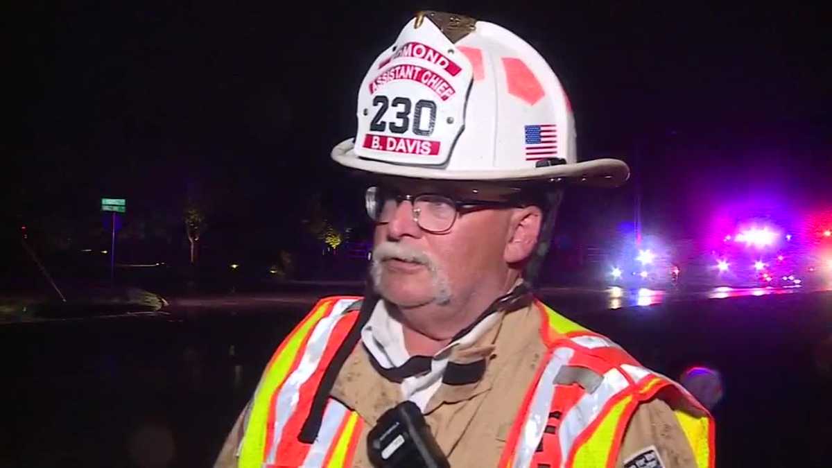 Large Edmond home catches fire after lightning strike