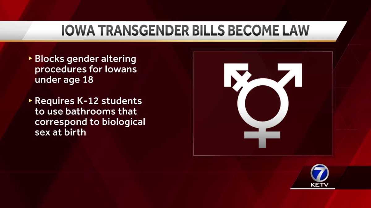 Iowa Gov. Kim Reynolds signs transgender bills into law