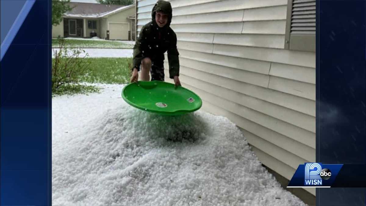 Oconomowoc hit with hailstorm