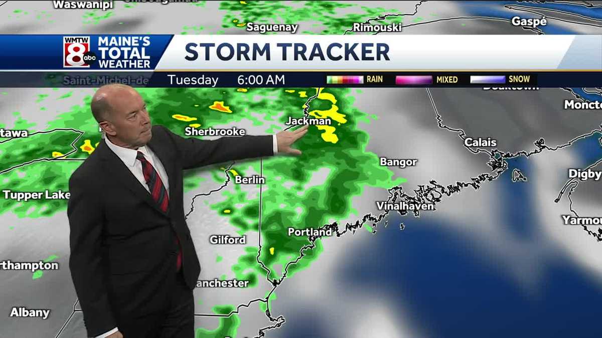 A look at where thunderstorm are possible later today