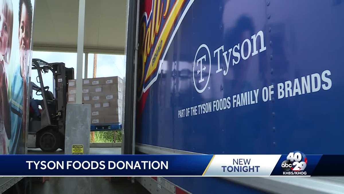 Tyson donates 27,000 pounds of ham