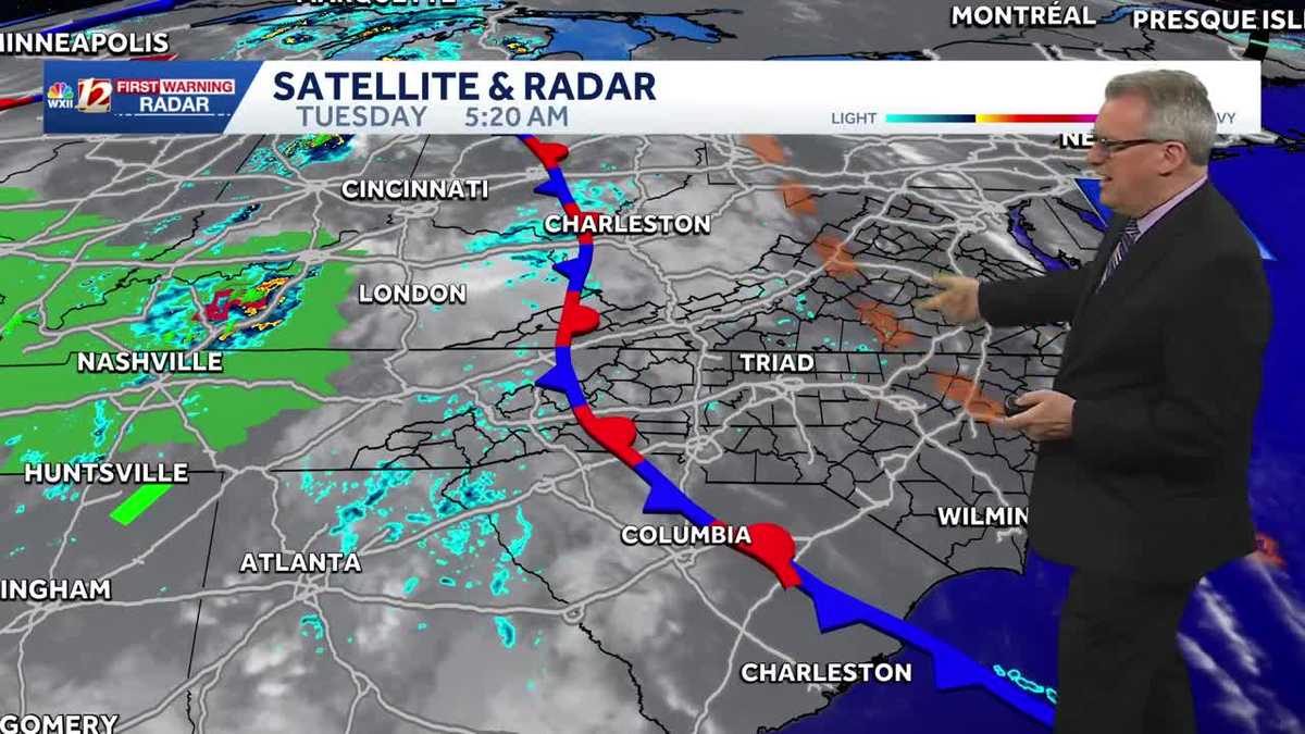 Tuesday Triad temp drop is only temporary | Keep an umbrella handy this ...