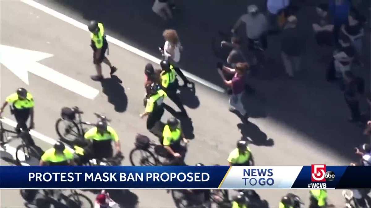 Mask, bandanna ban proposed for Boston protests