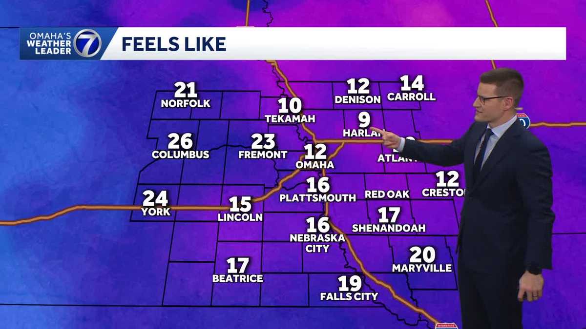 Omaha afternoon weather forecast for Tuesday, December 2