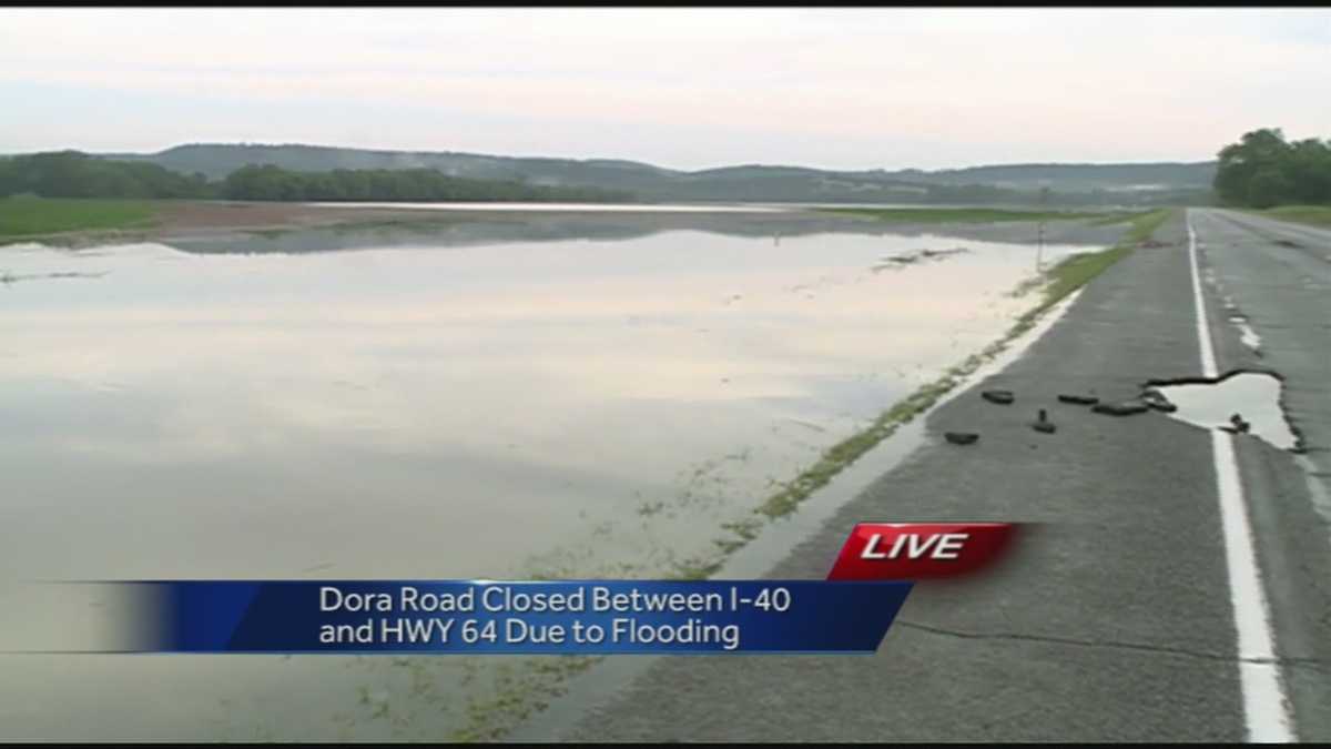 Dora Road closed due to flooding