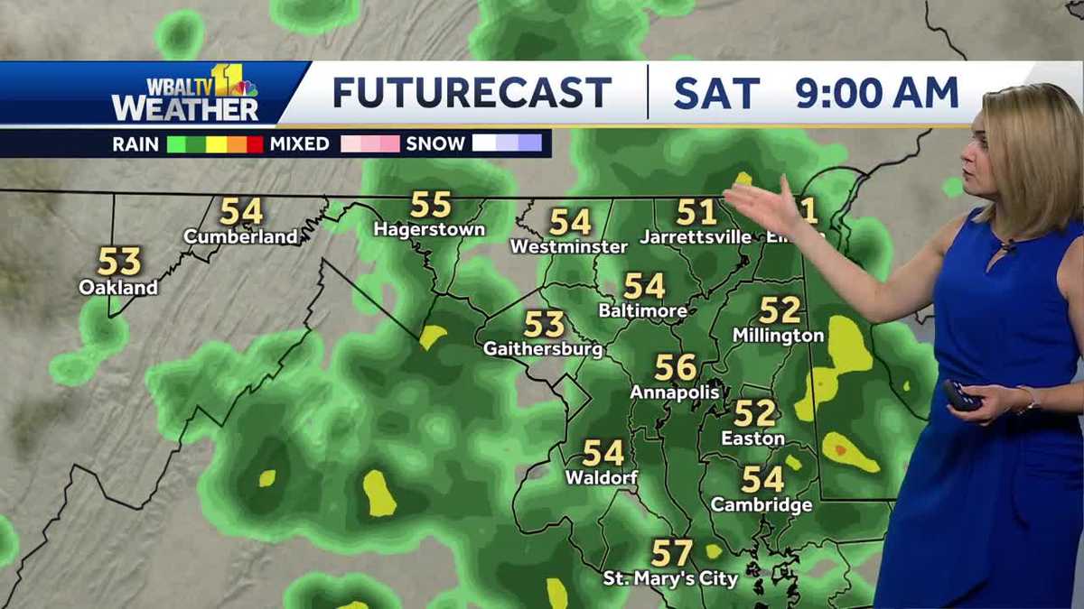 Cooler, cloudy Friday with rain expected for chilly weekend