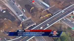 Part of Route 128 in Needham shut down for weekend