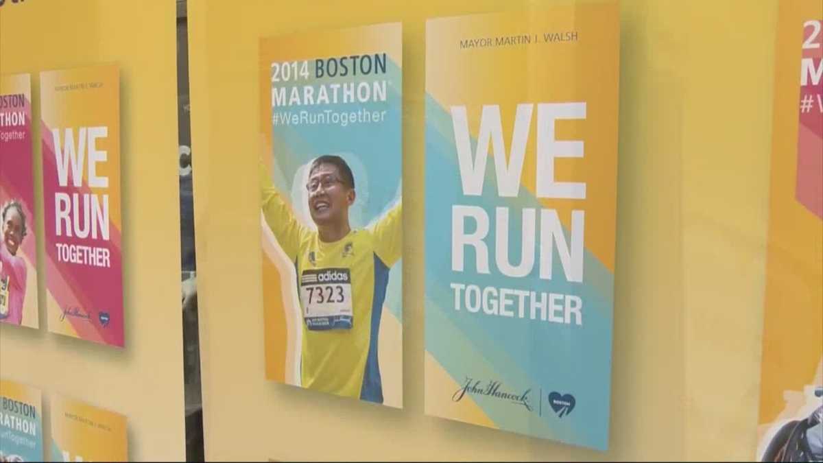 'We run together' marathon banners unveiled