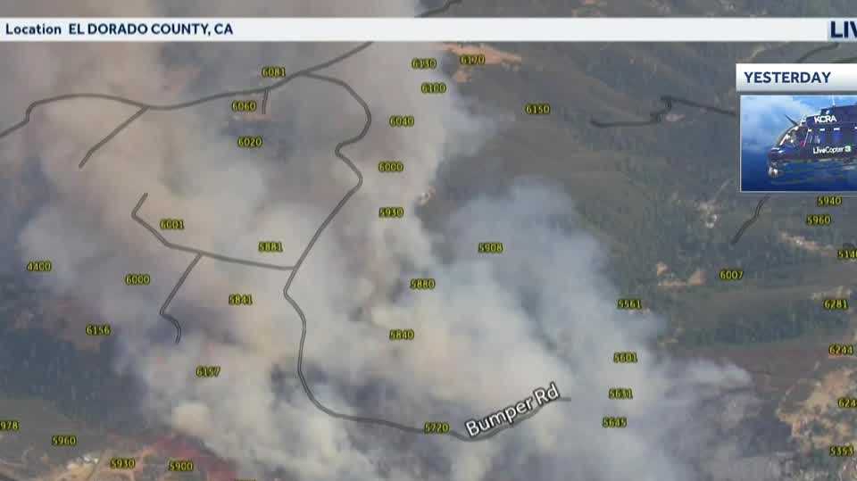 Bonanza Fire updates in El Dorado County on June 18
