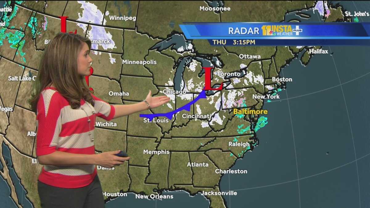 Cold, breezy day in forecast Friday