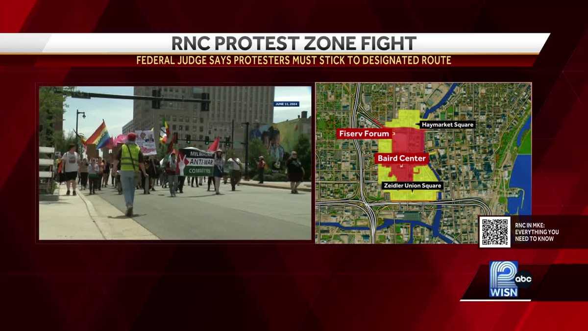 Judge rules against protesters in fight over RNC security zone