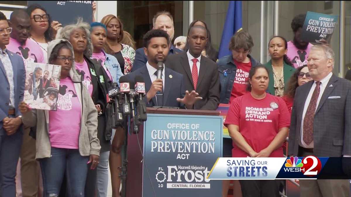Congressman Maxwell Frost talks about new federal Office of Gun ...