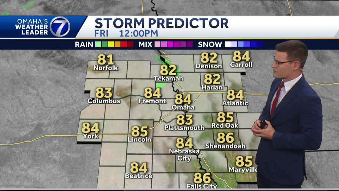 Omaha morning weather forecast for Friday, September 12