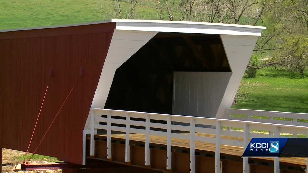 Construction nearly finished on Cedar Covered Bridge