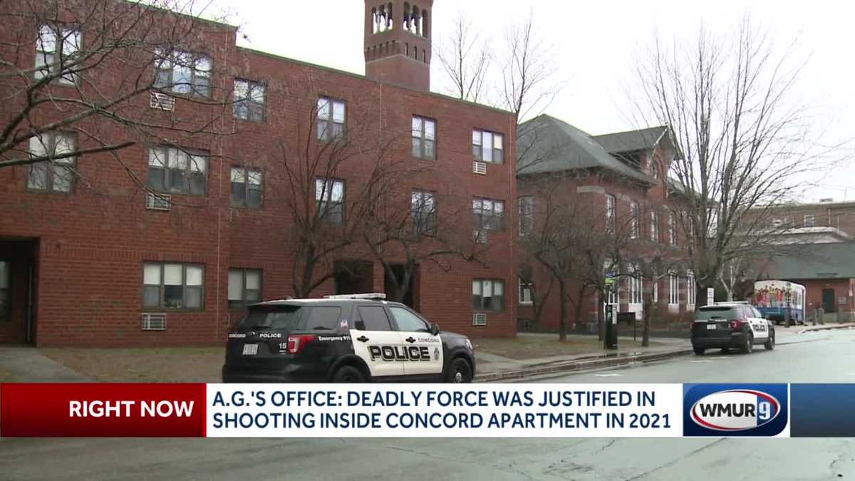 AG's office says deadly force was justified in Concord shooting