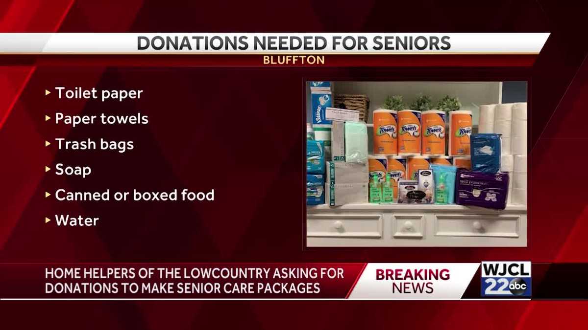 Donations needed for Lowcountry seniors in need. Here's how you can help:
