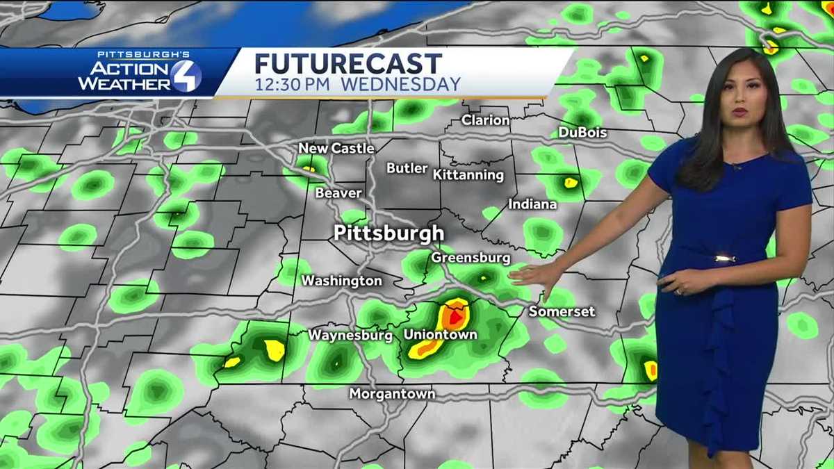 Scattered Rain Showers and a Few Thunderstorms