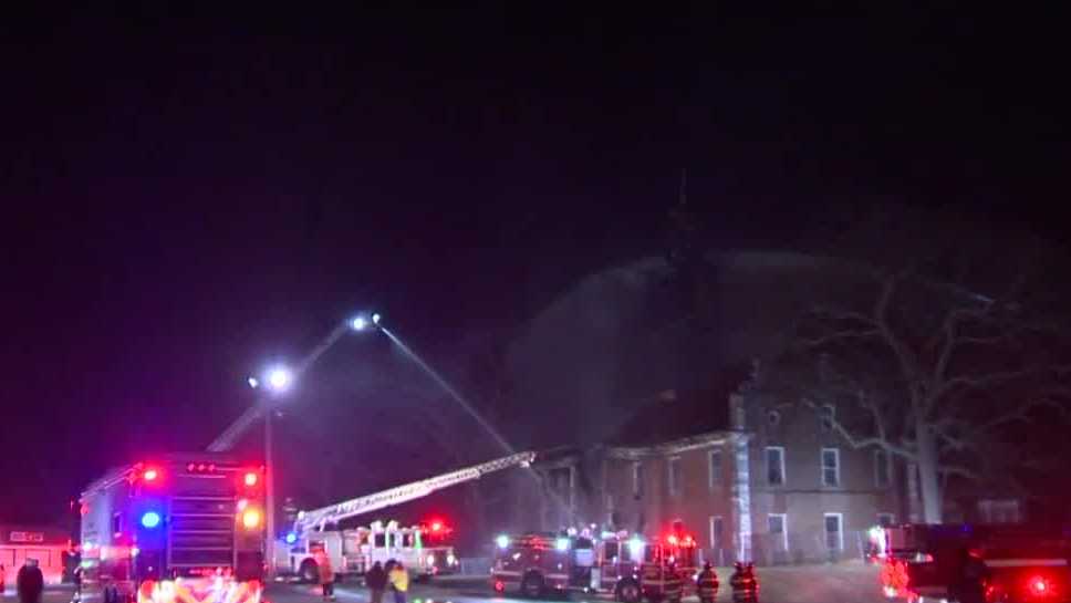Fire rips through historic Brockton building